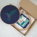Hummingbird Embroidery Kit By Paraffle Embroidery | notonthehighstreet.com