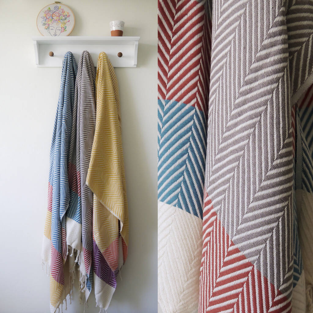 Handwoven Soft Cotton Sofa And Bed Throw By Living Roots ...