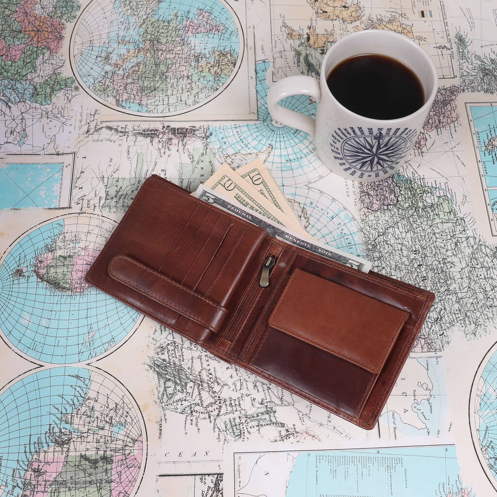 Riley Mens Leather Wallet By The Leather Store | notonthehighstreet.com