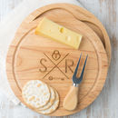 Personalised Engagement 'key To My Heart' Cheese Board By Dust And ...