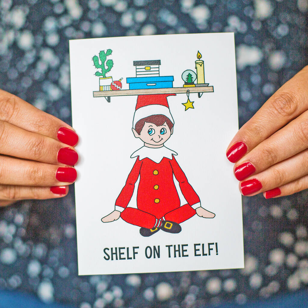 Funny Shelf On The Elf Christmas Card By Of Life Lemons funny-shelf-on-the-elf-christmas-card-by-of-life-lemons