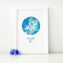 Baby Star Map With Written Summary By Francesca Oddie Astrology Star ...