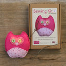 Little Owl Sewing Kit By Clara | notonthehighstreet.com