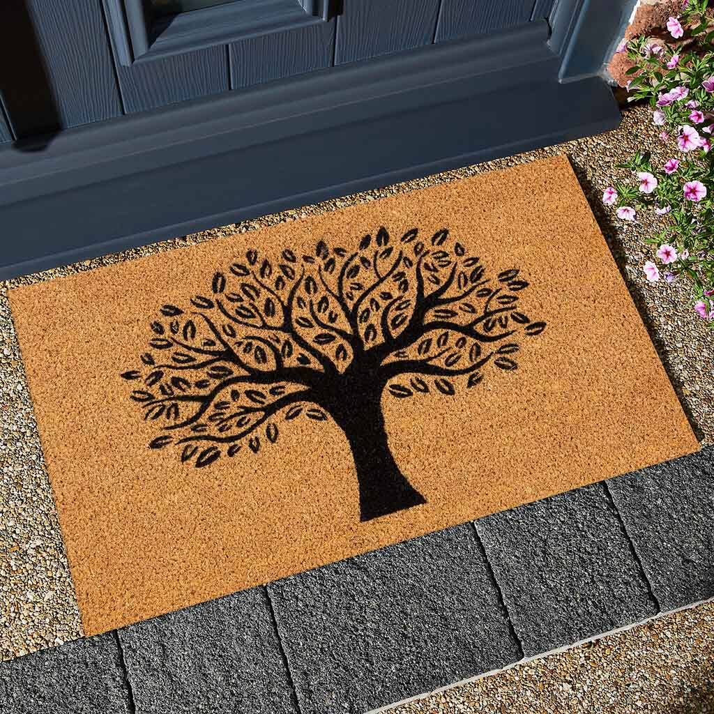 Eden Tree Of Life Coir Door Mat By Dibor | notonthehighstreet.com
