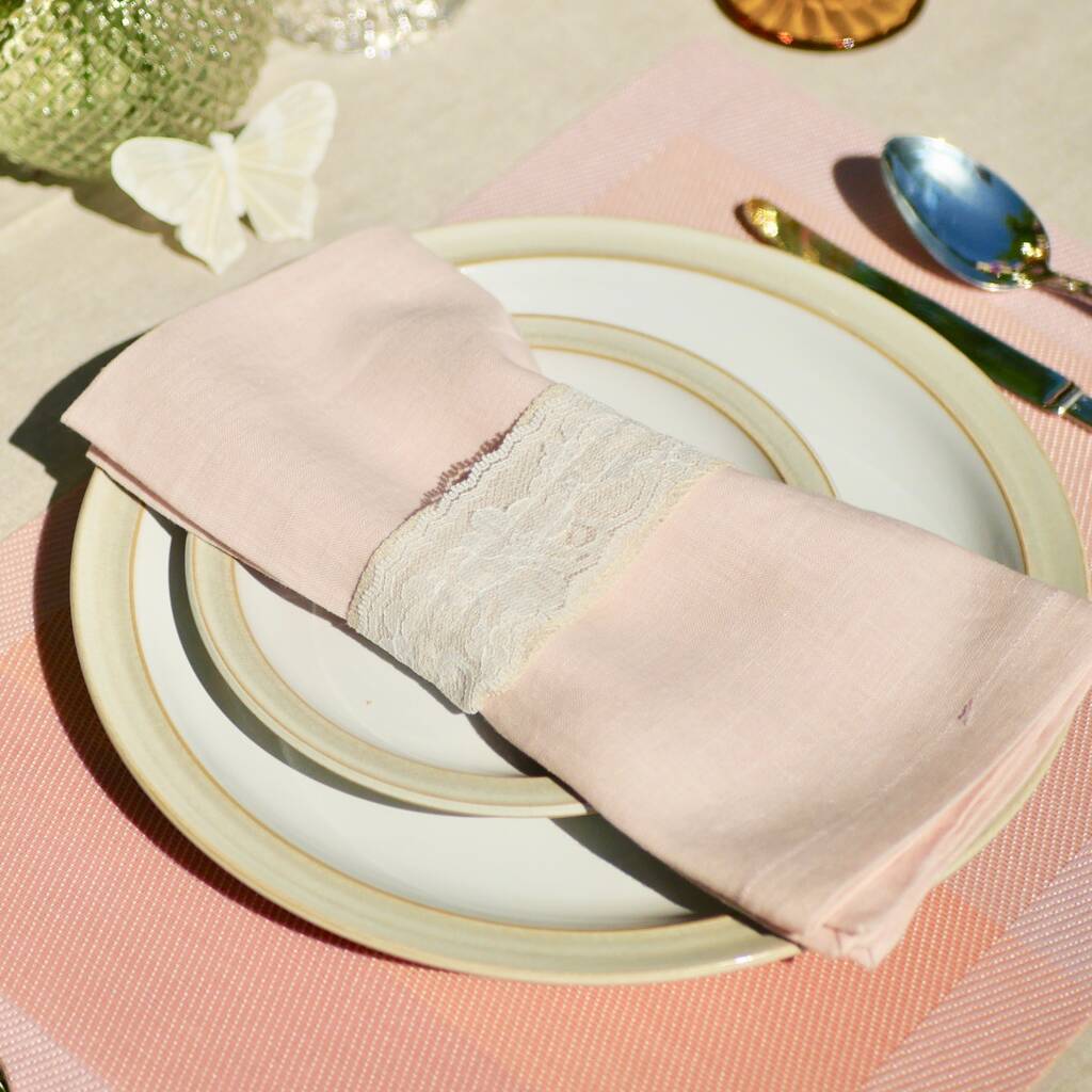 French Linen Napkins By Dress For Dinner | notonthehighstreet.com