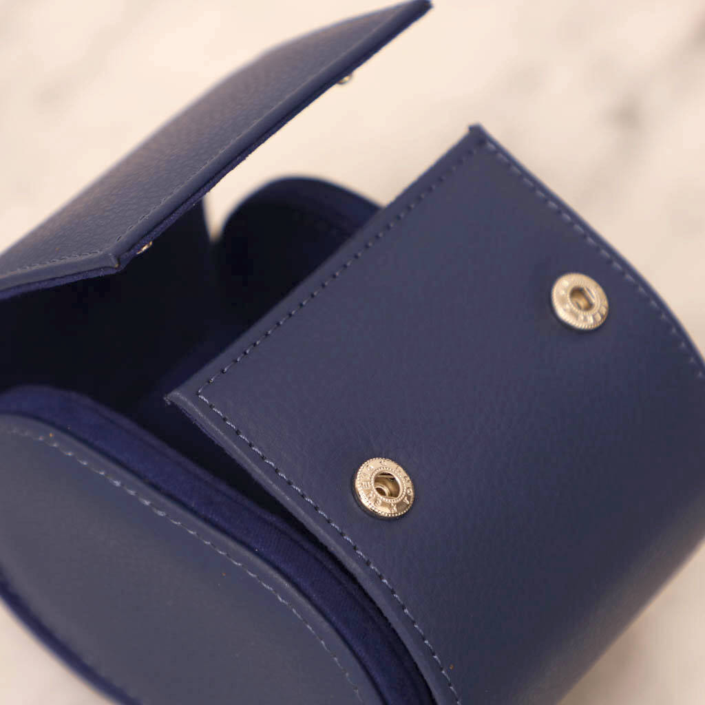 Personalised Luxury Midnight Blue Travel Watch Box By Dibor ...