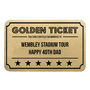 Personalised Giant Golden Ticket Gift Voucher By Ellie Ellie ...