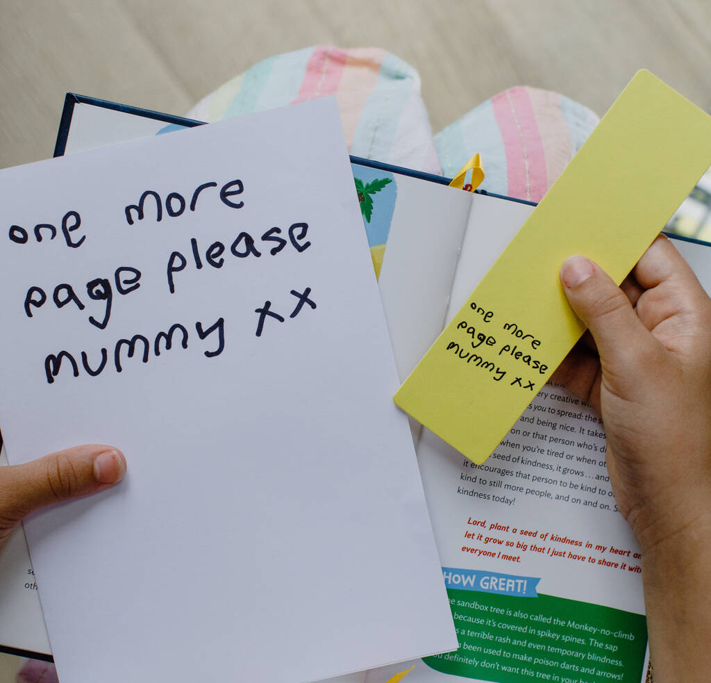 Personalised Handwritten Note Leather Bookmark Gift By Holdall & Co ...