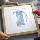 Personalised Family Front Door Print, Unframed By This Is Nessie ...