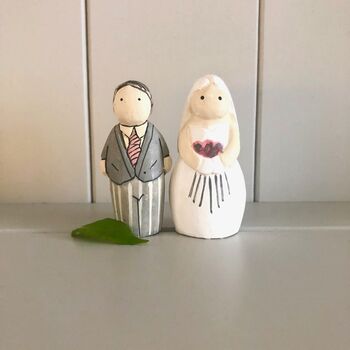 Wooden Handmade Wedding Bride And Groom By Pink Pineapple Home & Gifts ...