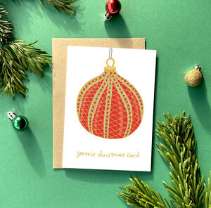 Generic Christmas Card By you've got pen on your face