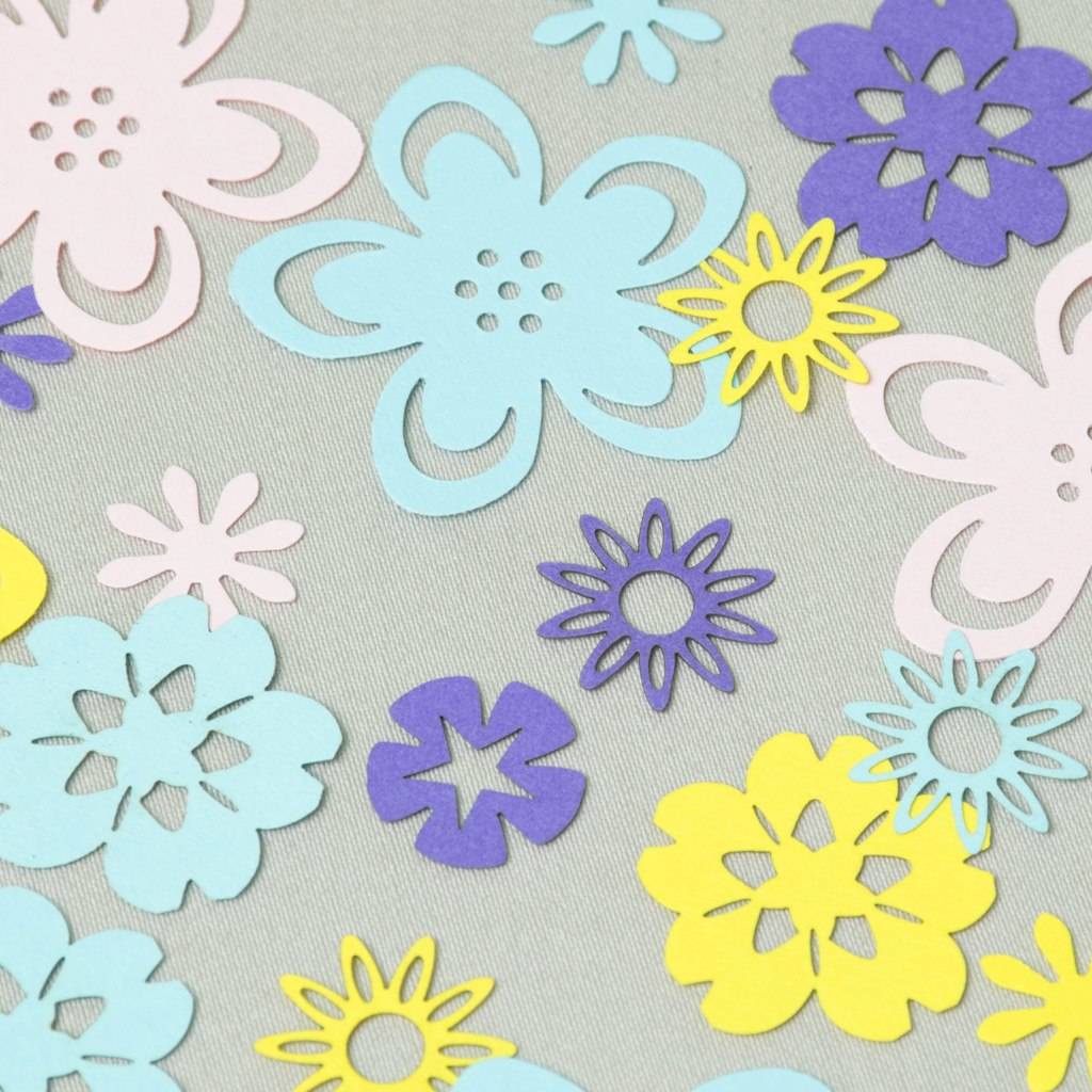 Spring Flower Table Confetti By Rosie And The Boys | notonthehighstreet.com