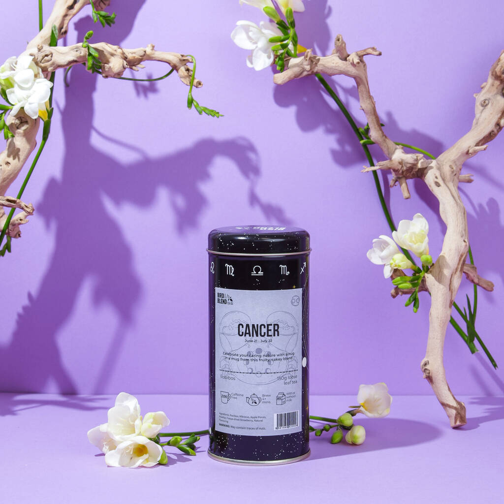 Cancer Zodiac Tea Tin By Bird & Blend Tea Co.