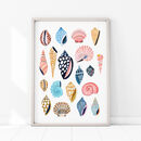 Sea Shells Art Print By Amber Davenport | notonthehighstreet.com