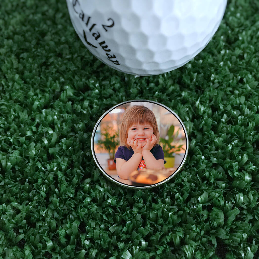 Personalised Photo Golf Ball Marker By Hope and Halcyon ...