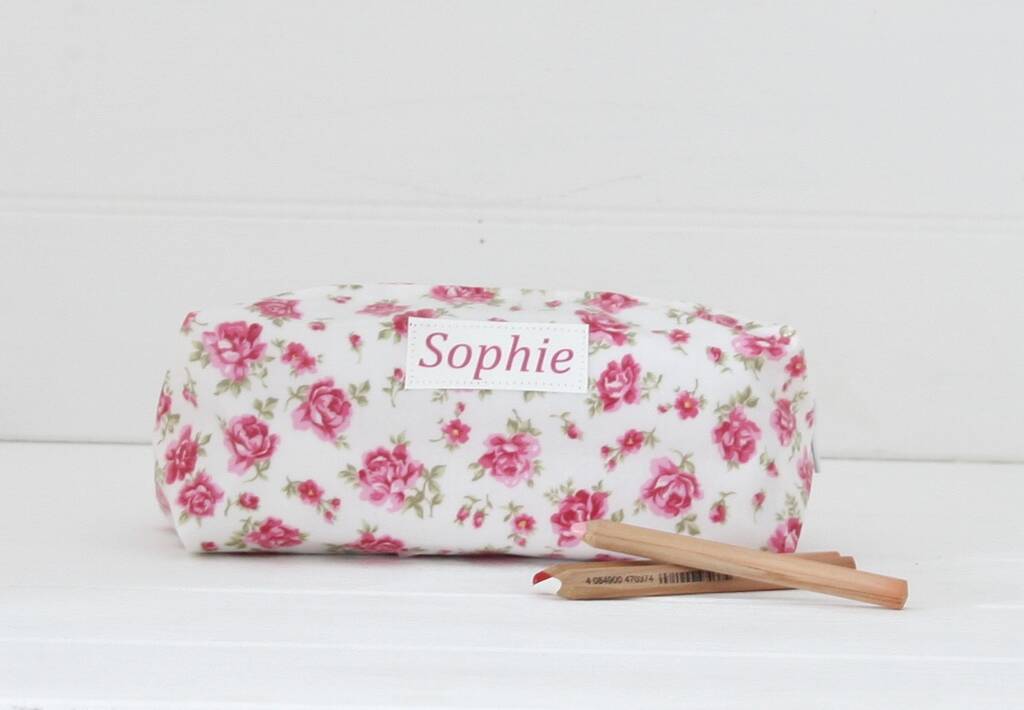 Wipe Clean Personalised Pencil Case By Lucy Lilybet ...