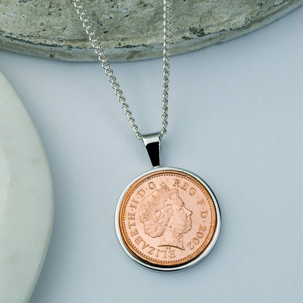 18th Birthday 2003 Penny Coin Pendant Necklace By Ellie Ellie ...