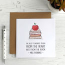 From The Heart, Personalised Teacher Card By Cloud 9 Design ...