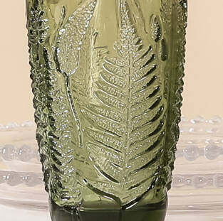 forest fern green glassware by dibor | notonthehighstreet.com