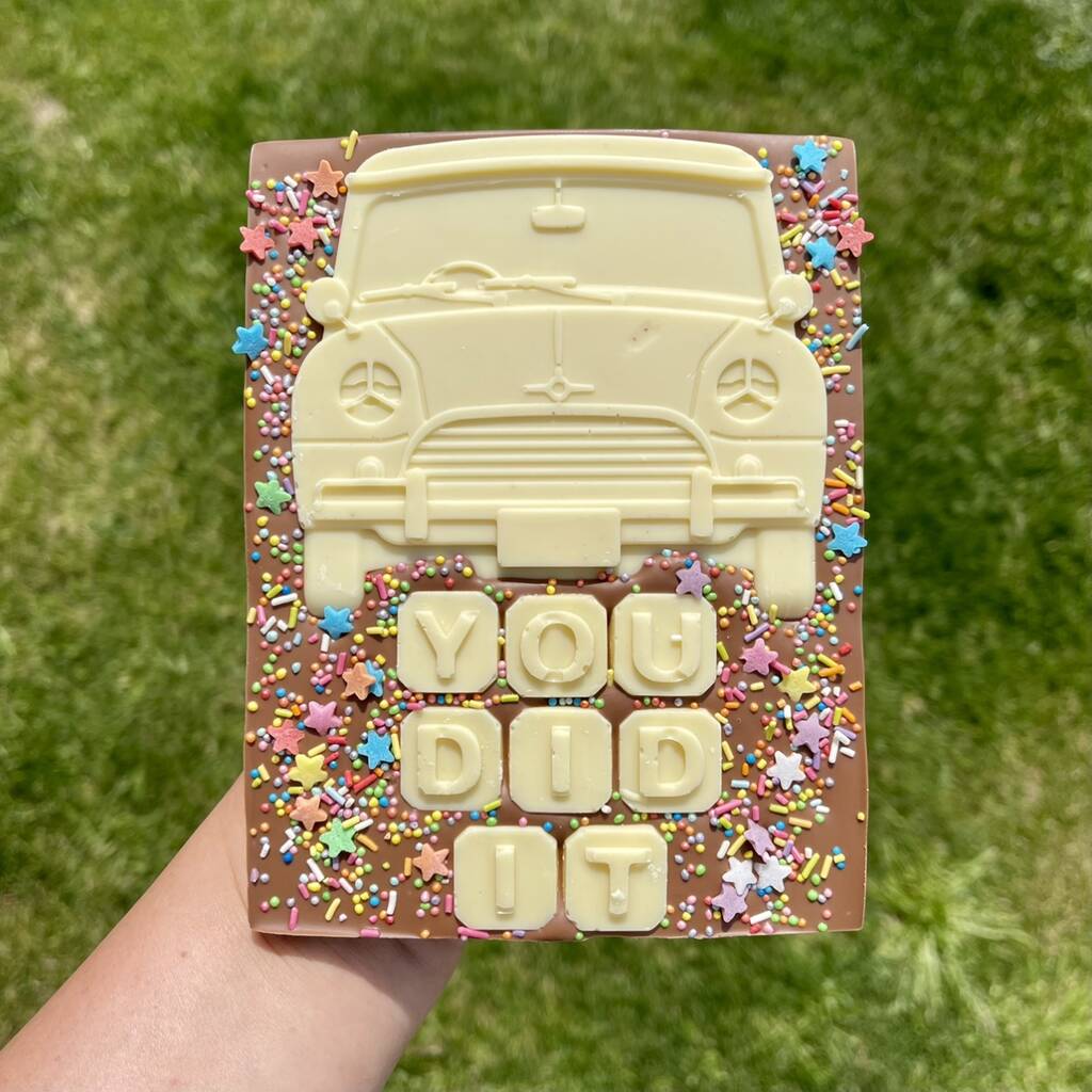 Passed Driving Test Chocolate Slab By Choc Til You Drop ...