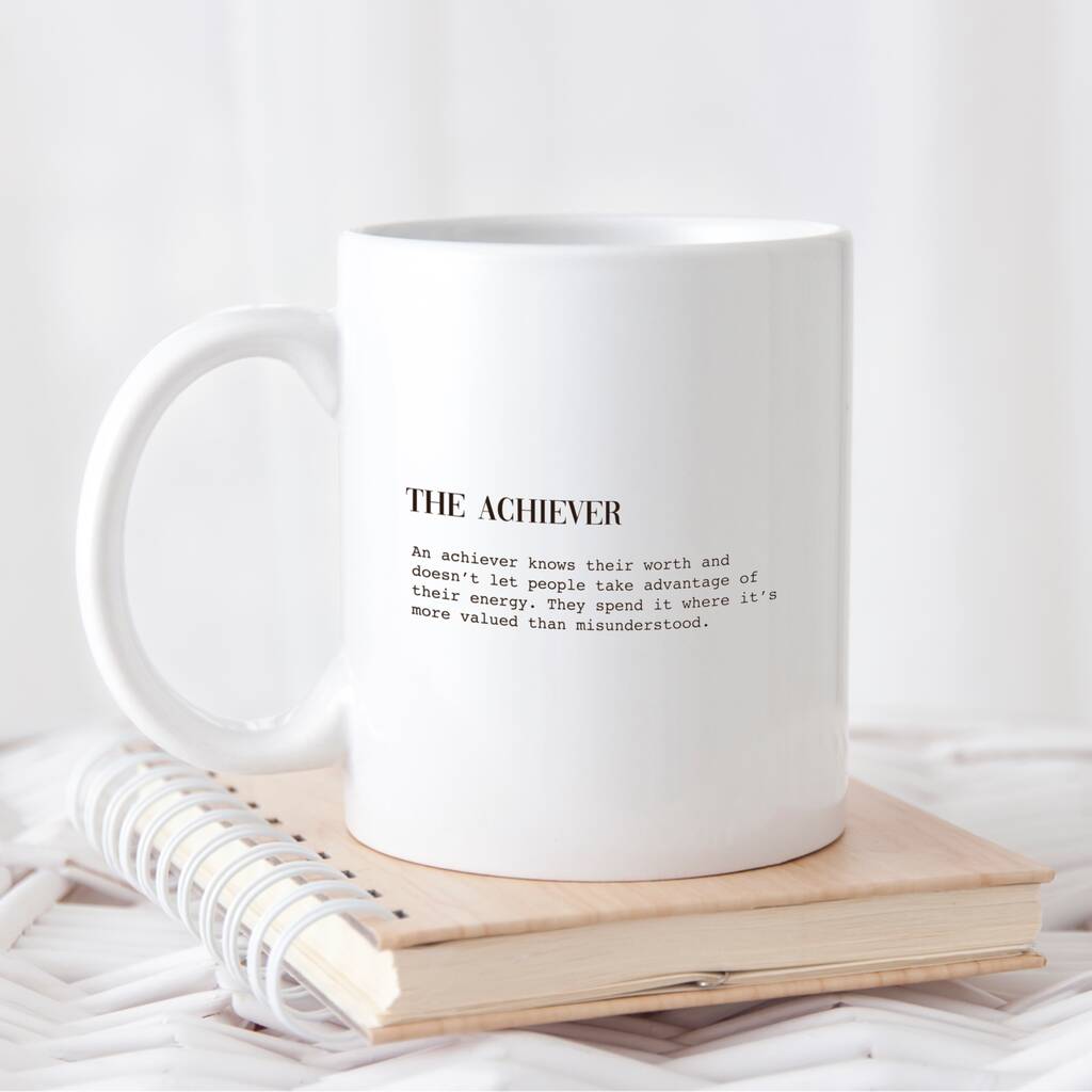 The Achiever Mug By EL ILLUSTRATES