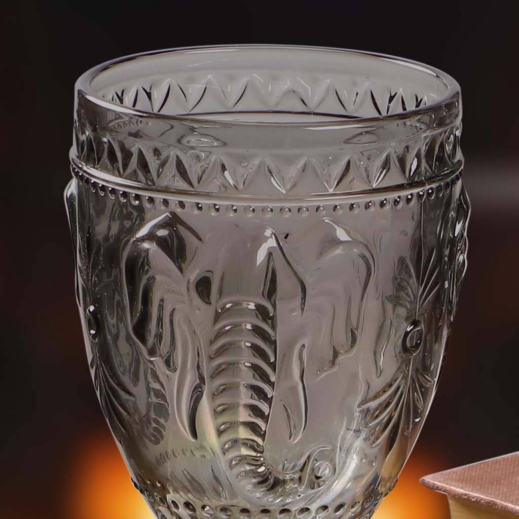 Set Of Four Luxury Exotic Wine Glasses By Dibor | notonthehighstreet.com