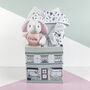 Personalised Baby Girl Bunny And Bathrobe Hamper By Babyblooms ...