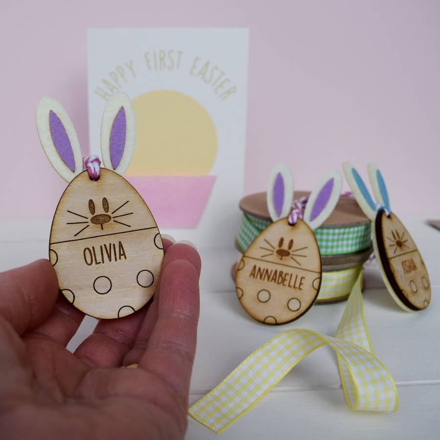 personalised boy's first easter decoration card by just toppers ...