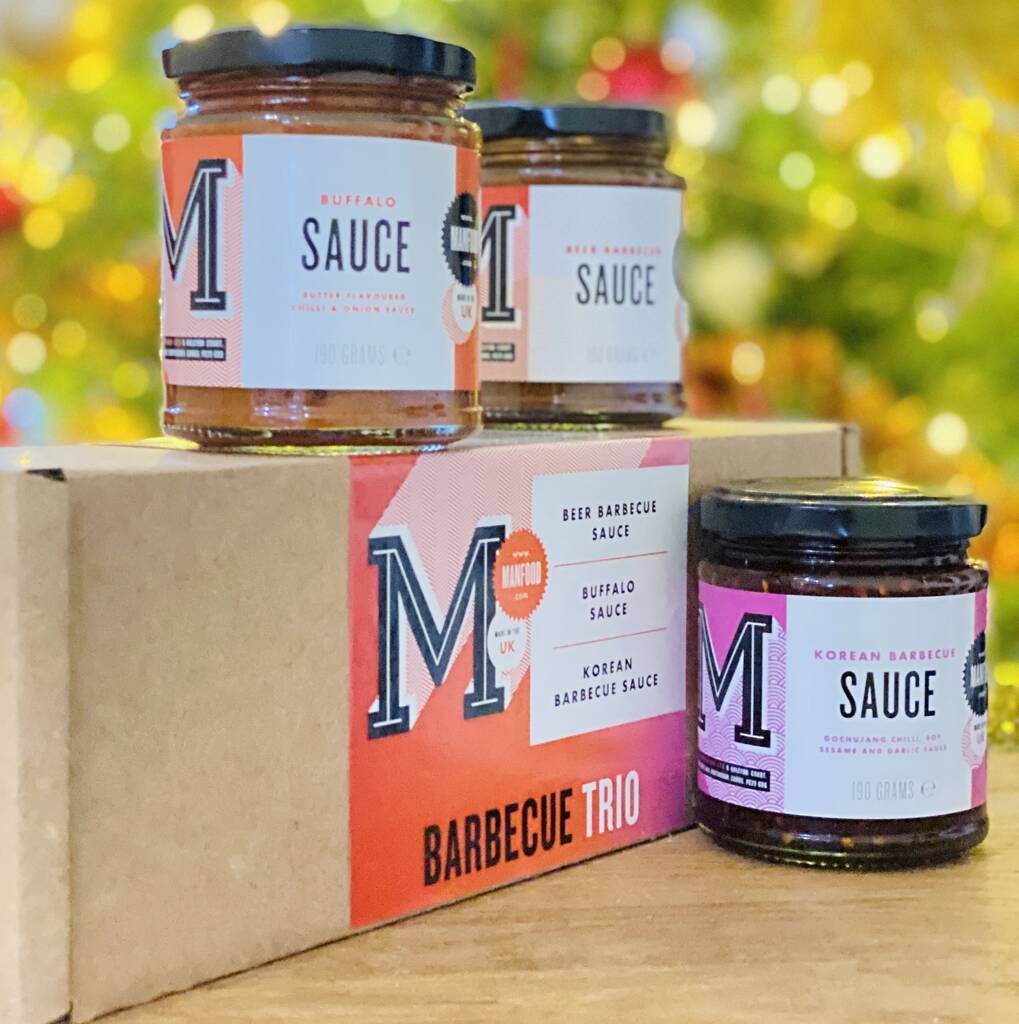 Barbecue Sauce Selection By Manfood | notonthehighstreet.com