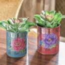 Set Of Two Floral Metal Tins By The Best Room | notonthehighstreet.com