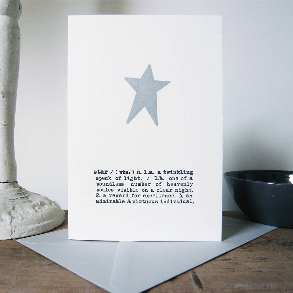 Star Card By made by b