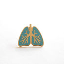 Lungs Pin Badge By Rock Cakes | notonthehighstreet.com