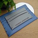 Leather Document Folder Wallet By Artbox | notonthehighstreet.com