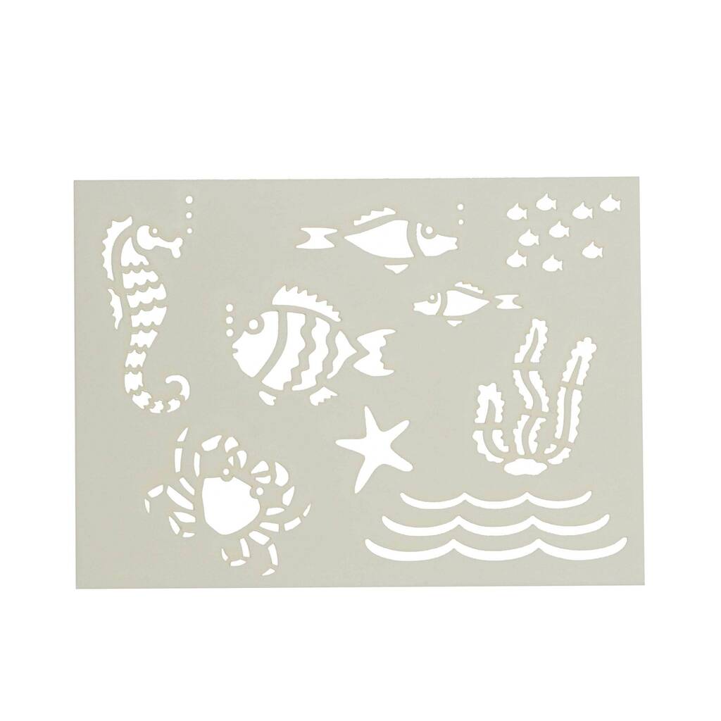 Ocean Stencil Under The Sea Stencils - 12 Pack Ocean Animal Templates ...