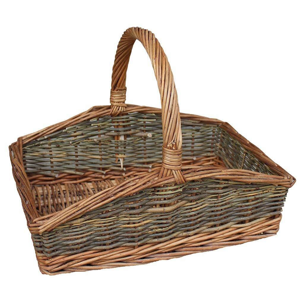 Vintage Wicker Garden Trug By Dibor | notonthehighstreet.com