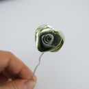 Silver Anniversary Rose Hanging Decoration By Made In Words ...