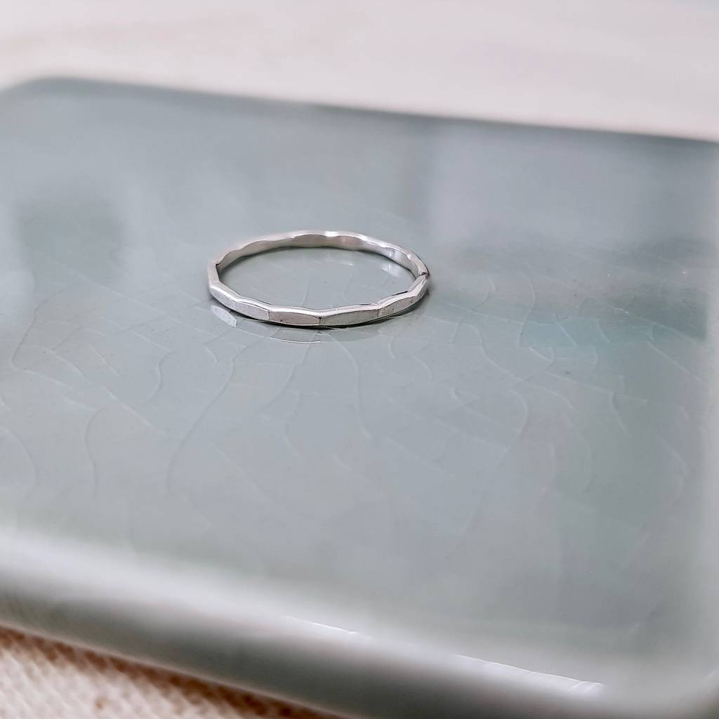 sterling silver stacking ring by anna calvert jewellery ...