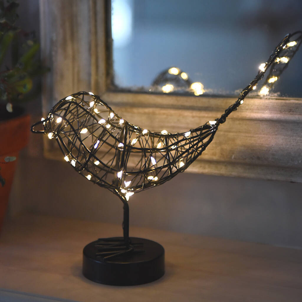 Robin Christmas Light By Idyll Home | notonthehighstreet.com