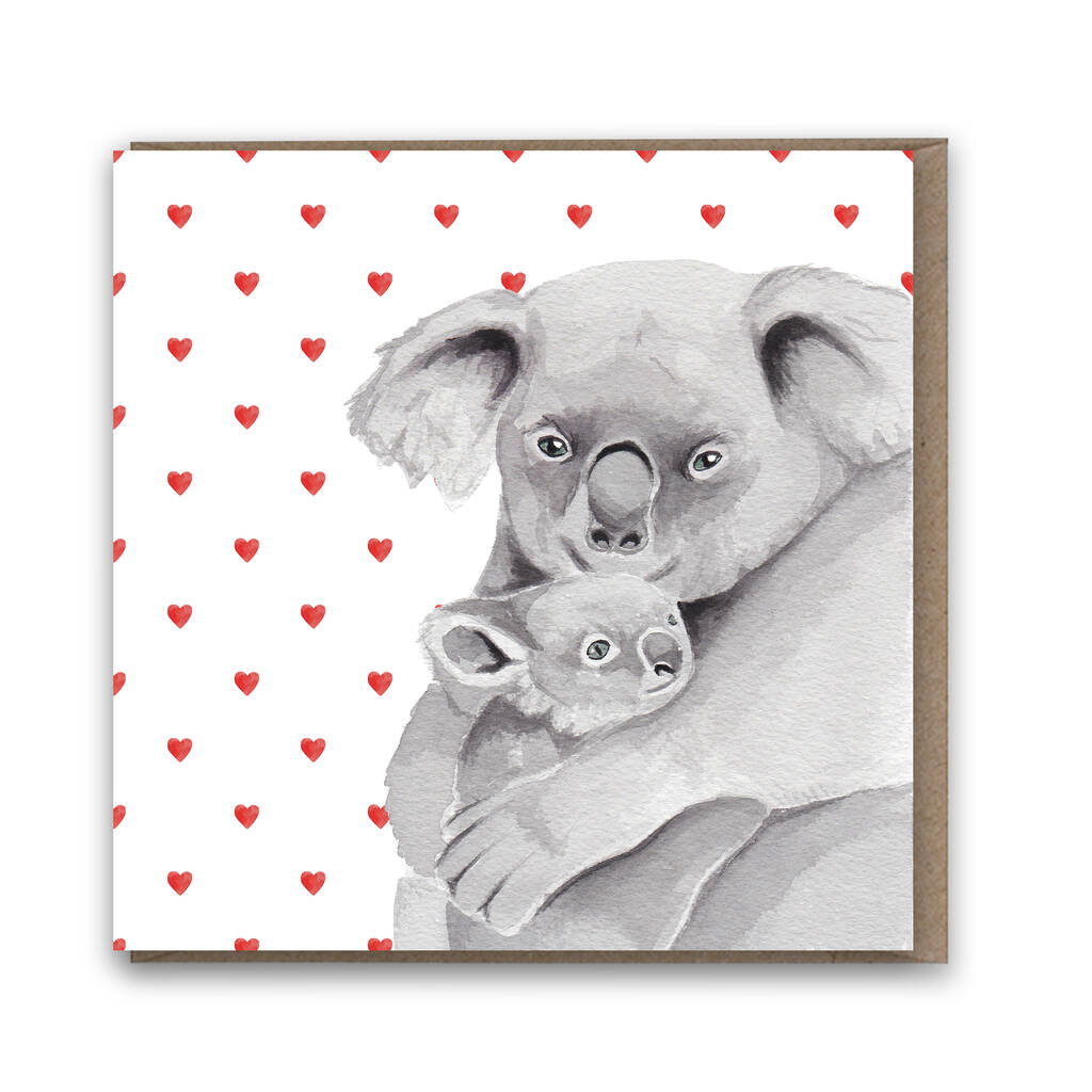 Mother's Day Koala Card By lil wabbit | notonthehighstreet.com