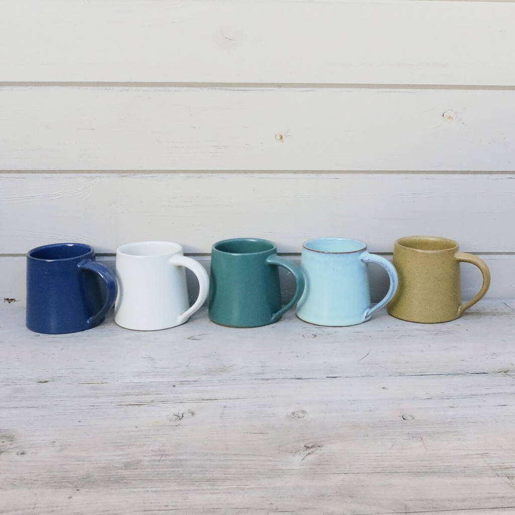 Fair Trade Handmade Glazed Stoneware Mug By Aura Que ...