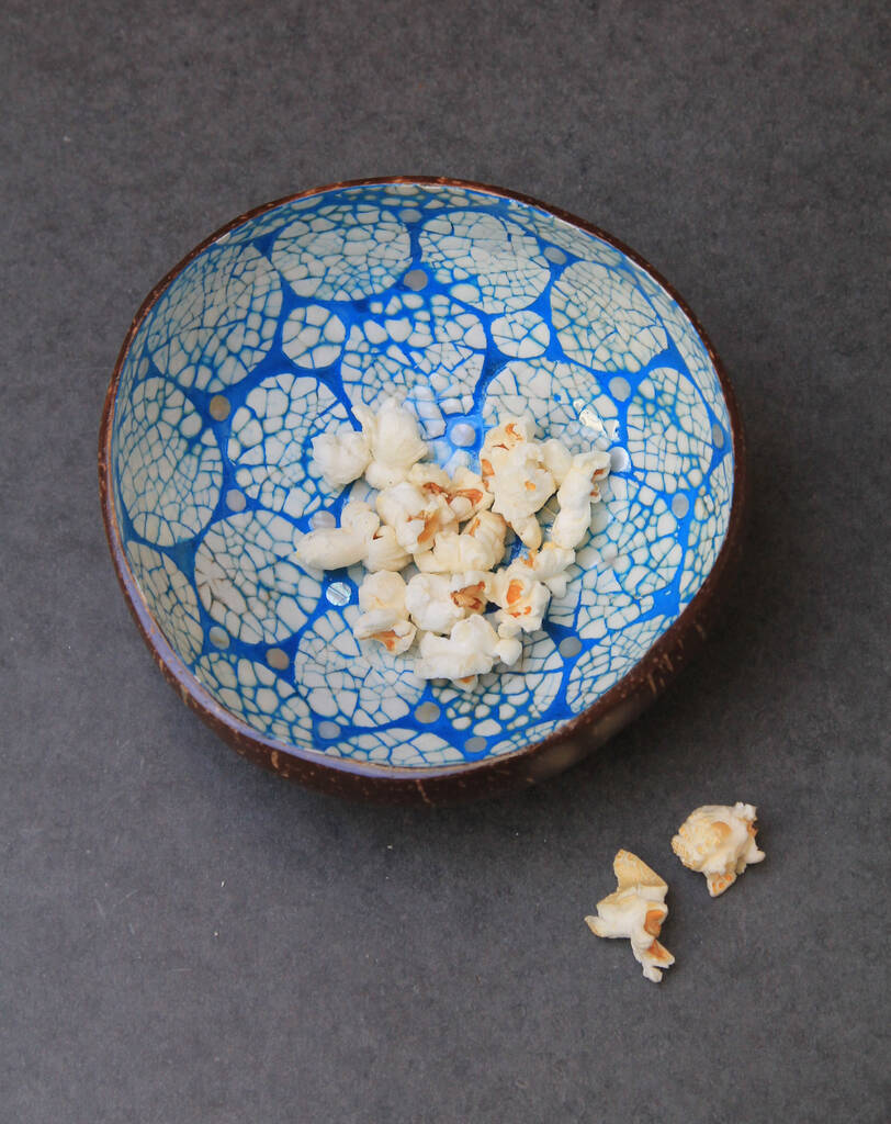 Cracked Eggshell Pattern Coconut Shell Snack Bowl By Lotus Direct ...