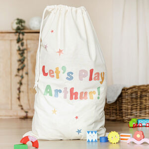 Personalised Toy Storage Bags For Children | notonthehighstreet.com