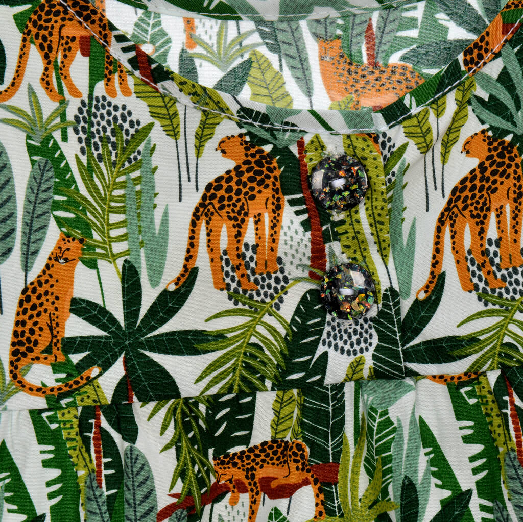 Lazy Leopard Cotton Nightie By Fox In A Box | notonthehighstreet.com