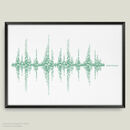 Hibernian Football Song Soundwave Typography Print By Dinkit ...