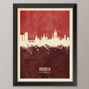 Aberdeen Cityscape Skyline Print By Art Pause | notonthehighstreet.com