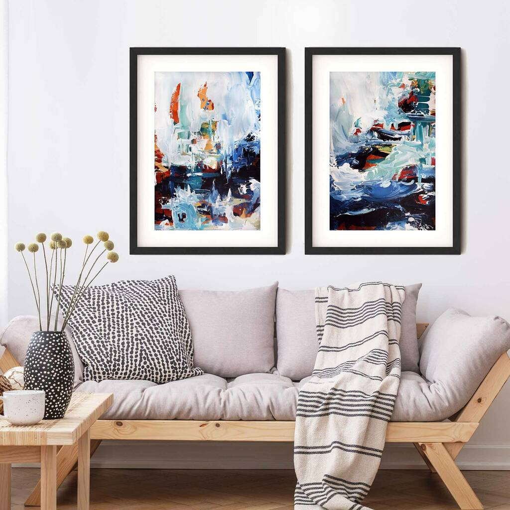 Large Framed Art Framed Horizontal Throughout Update Try Decorations 
