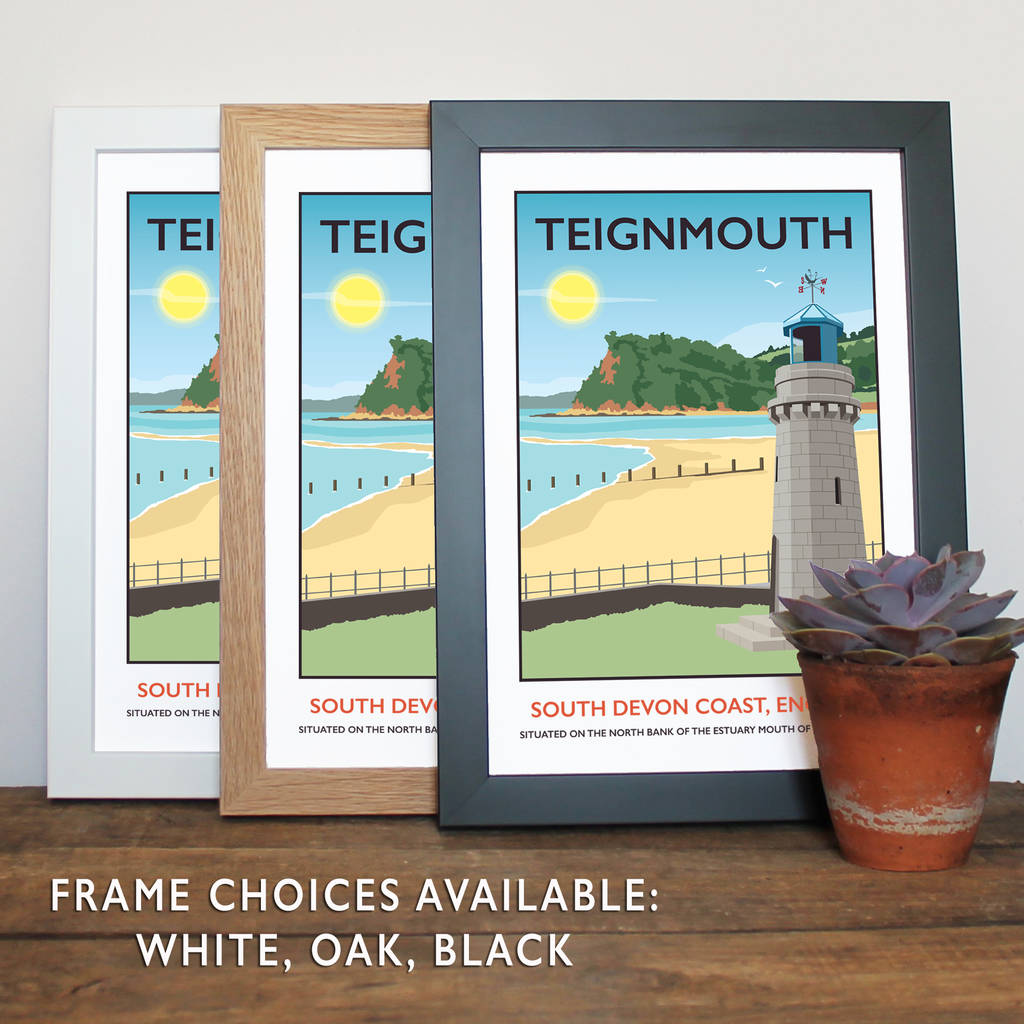teignmouth, devon print by tabitha mary | notonthehighstreet.com