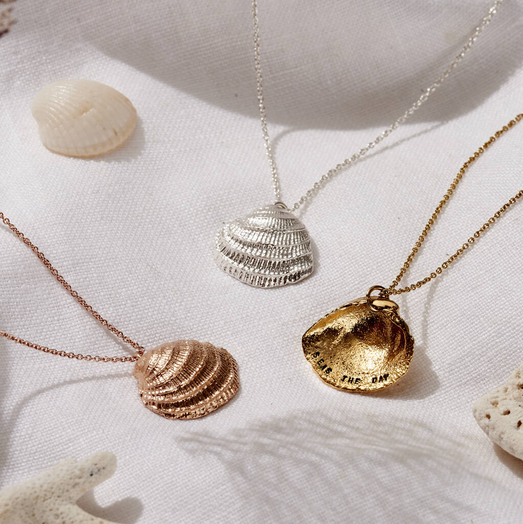 Personalised Clam Shell Necklace By Posh Totty Designs ...