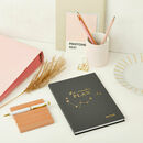 Personalised Master Plan Hardback Notebook By Martha Brook ...