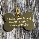 Gold And Silver Bone Dog Tag By Broughton & Co | notonthehighstreet.com